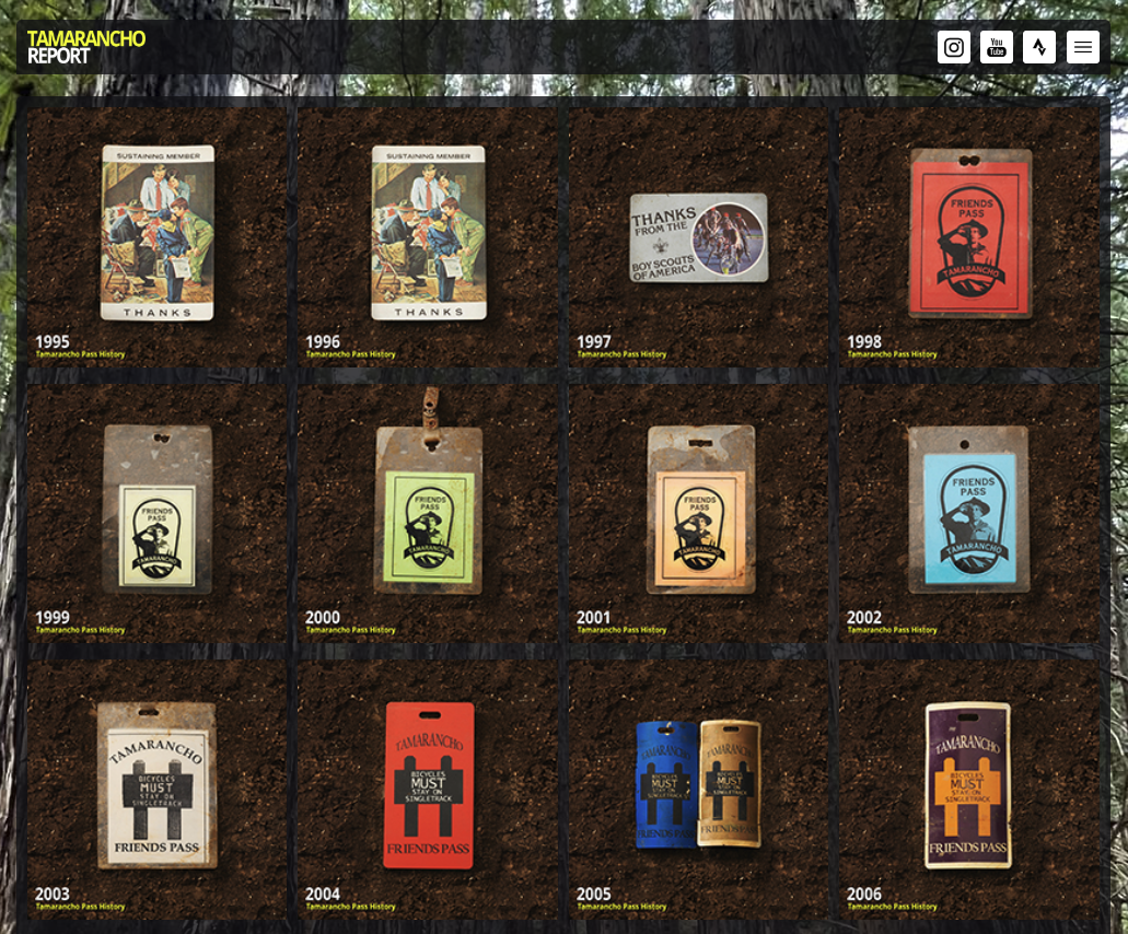 Pass Designs 1995-2026 // Tamarancho Report